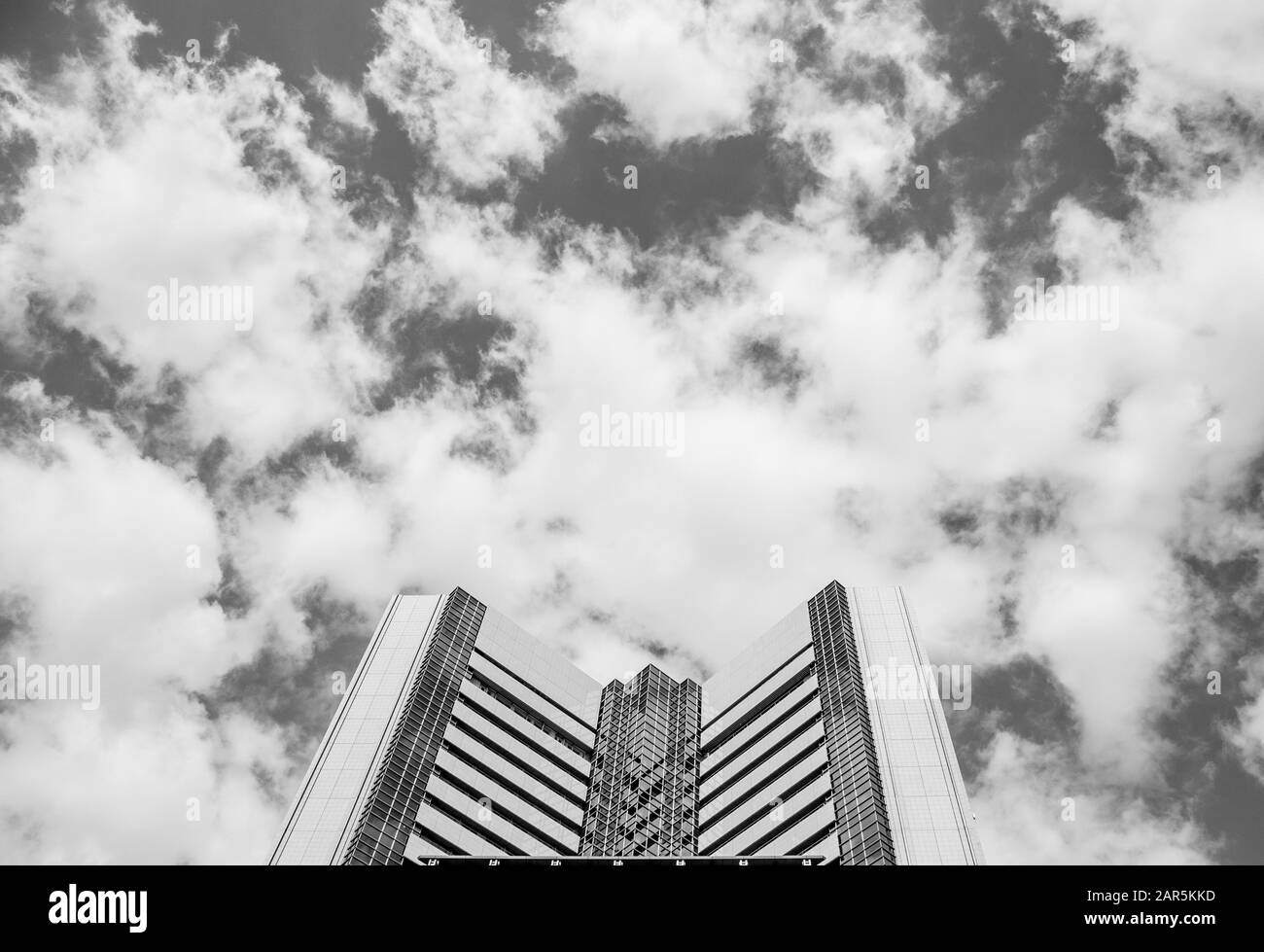 Upper part of a building Black and White Stock Photos & Images - Alamy