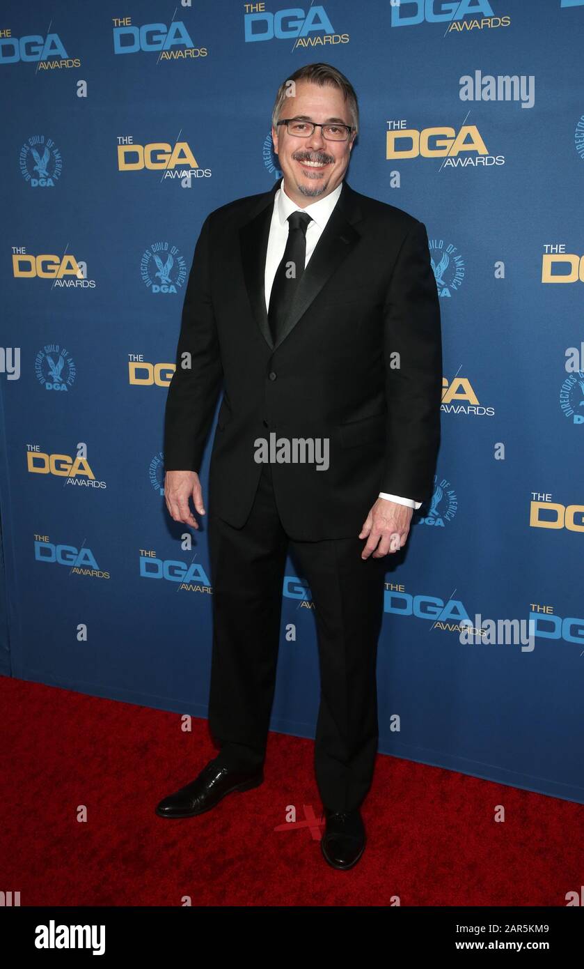 LOS ANGELES, CA - JANUARY 25: Vince Gilligan, at the 72nd Annual DGA ...
