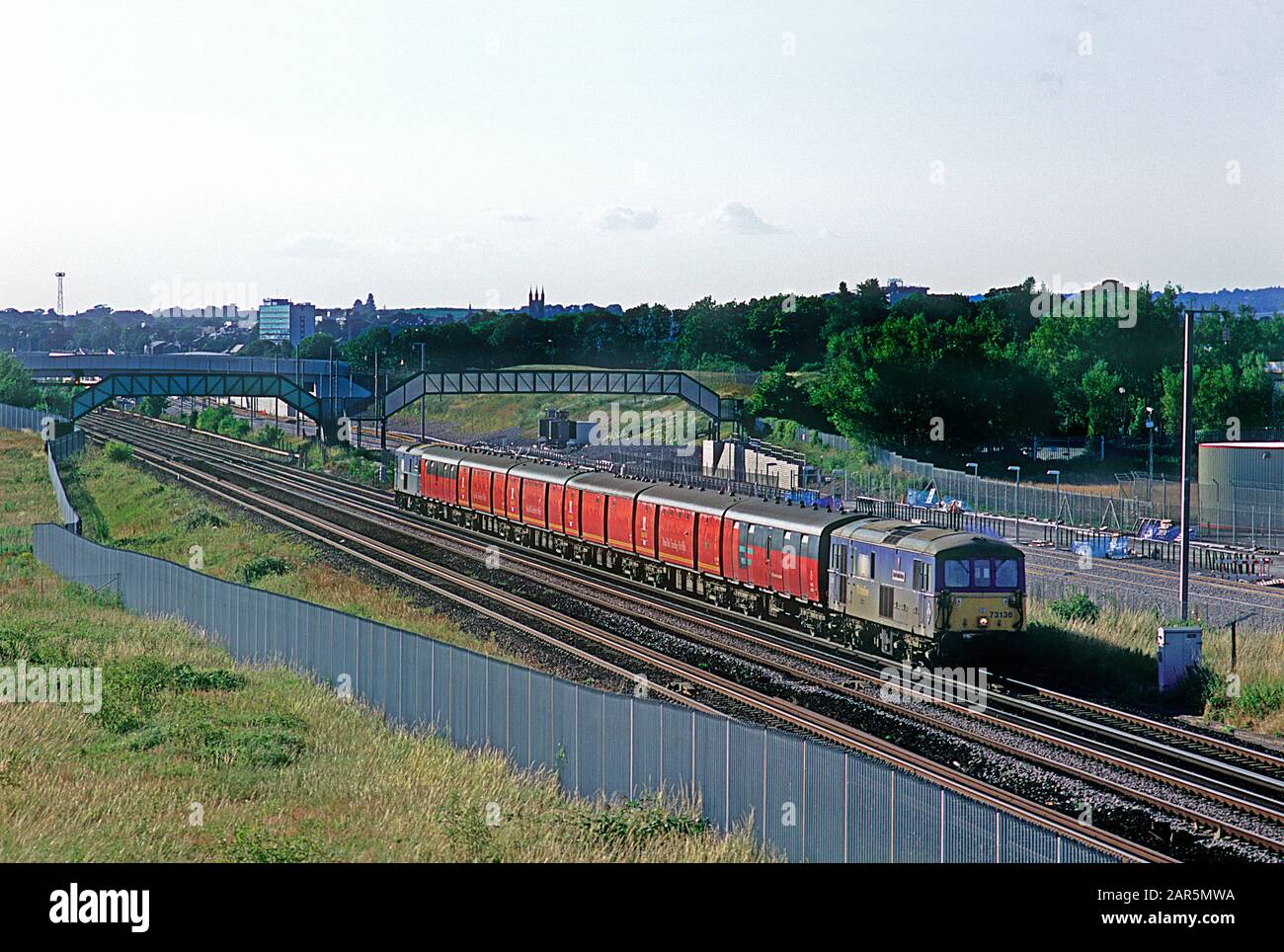 A pair of class 73 electro diesel locomotives numbers 73136 ‘Kent Youth ...