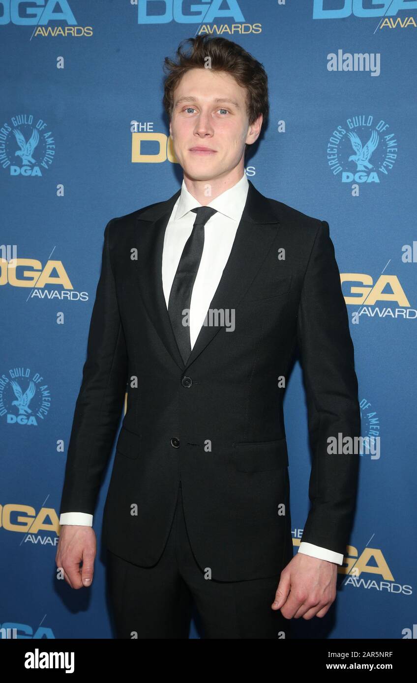 Los Angeles, Ca. 25th Jan, 2020. George MacKay, at the 72nd Annual DGA ...