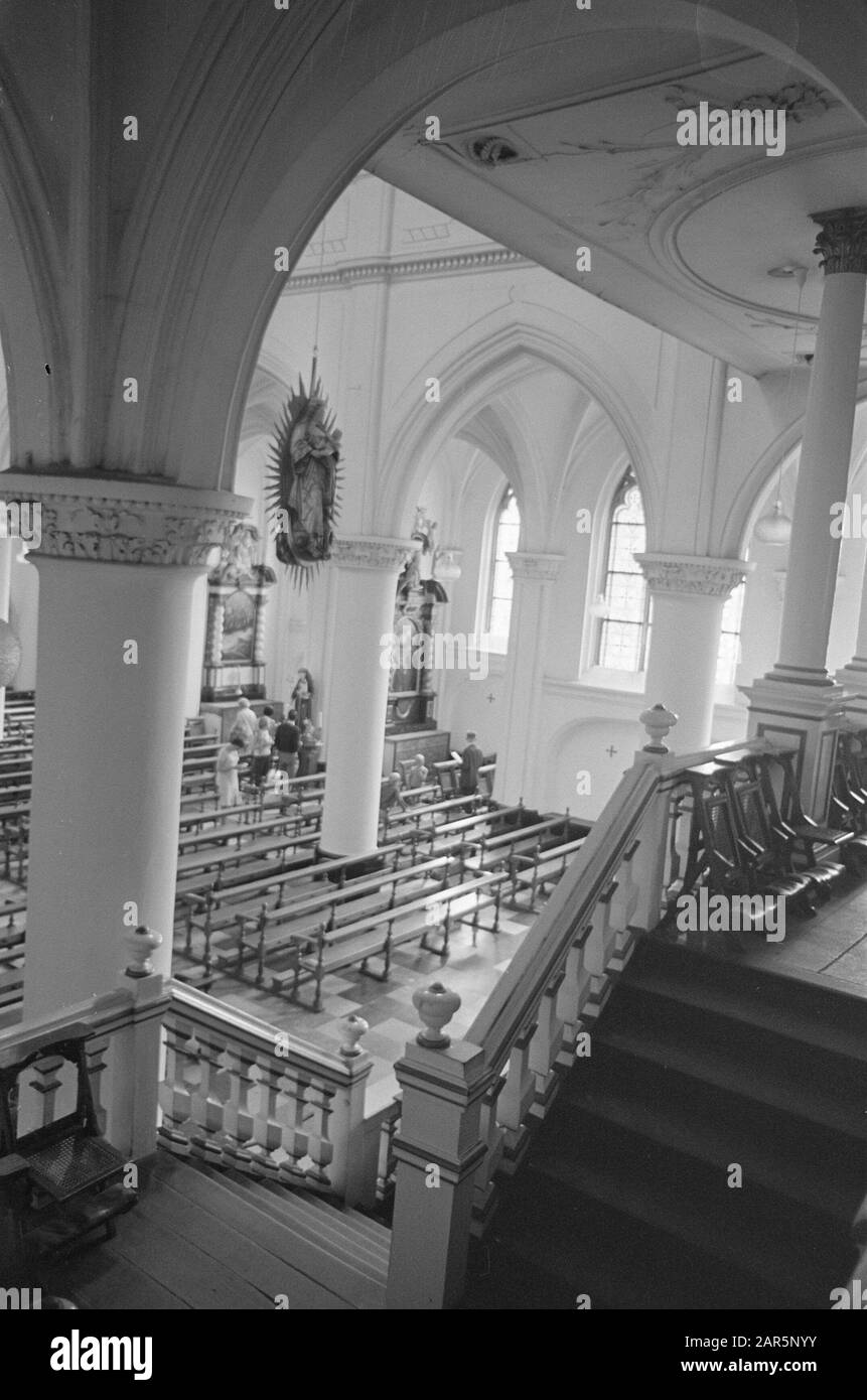 Church interior in Thorn, abbey from 10th century Date: 29 July 1968 ...