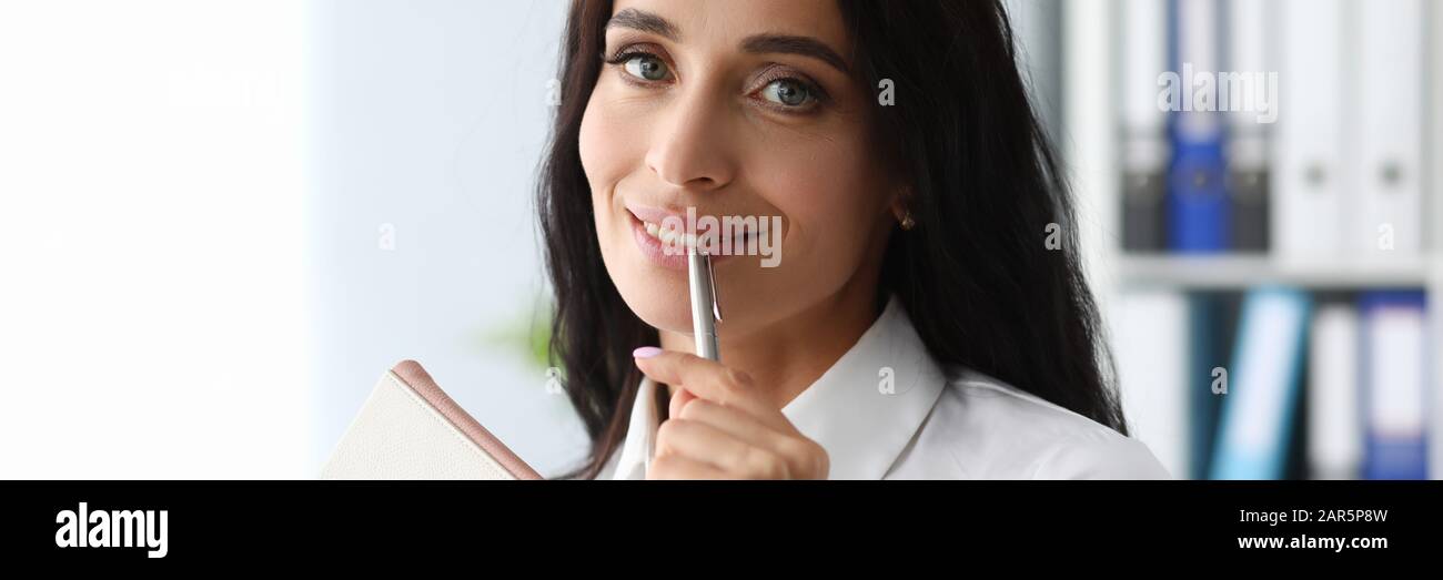 Pretty female executive assistant hi-res stock photography and images ...