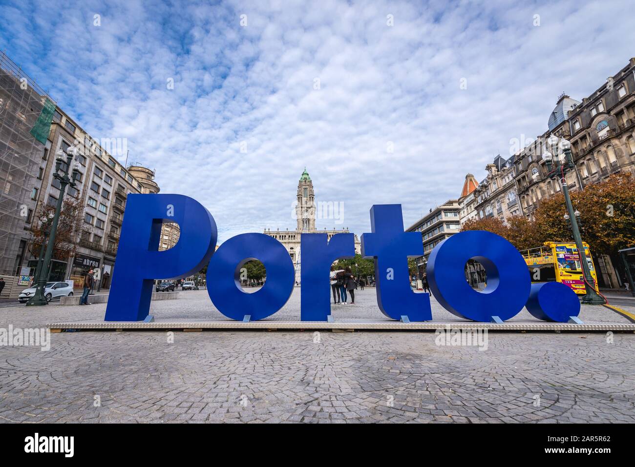 Blue porto sign hi-res stock photography and images - Alamy