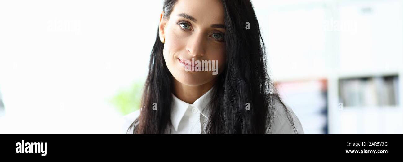 Pretty executive assistant Stock Photo - Alamy