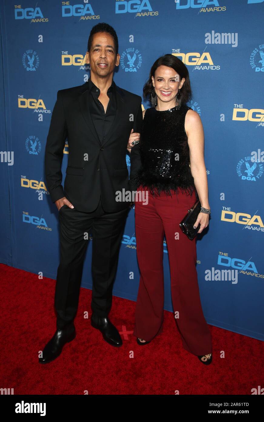 LOS ANGELES, CA - JANUARY 25: Jocelyn Snowdon, Stephen Williams, at the ...