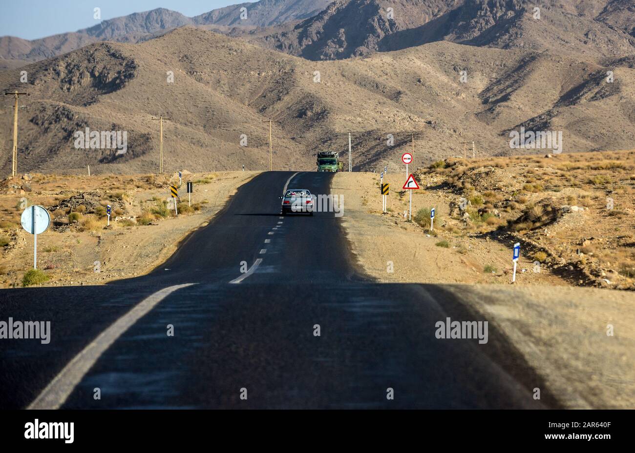 Road in Isfahan Province in Iran Stock Photo - Alamy