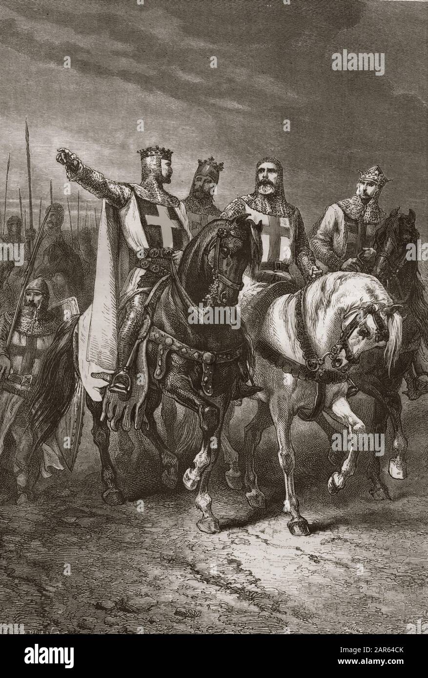 Godfrey De Bouillon First Crusade High Resolution Stock Photography and ...