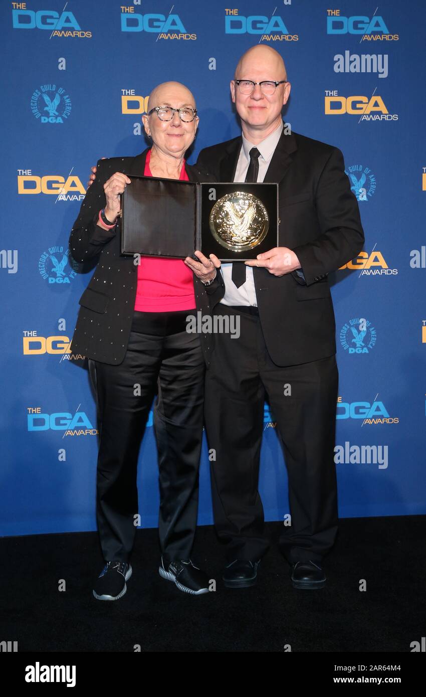 LOS ANGELES, CA - JANUARY 25: Julia Reichert, Steven Bognar, at the ...