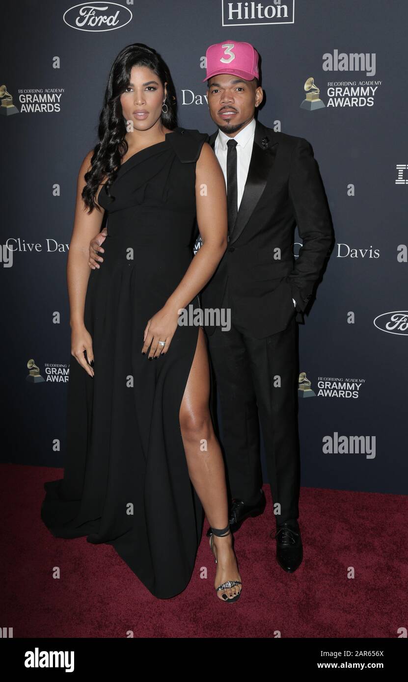 Chance The Rapper walking the red carpet at the Clive Davis' 2020 Pre ...