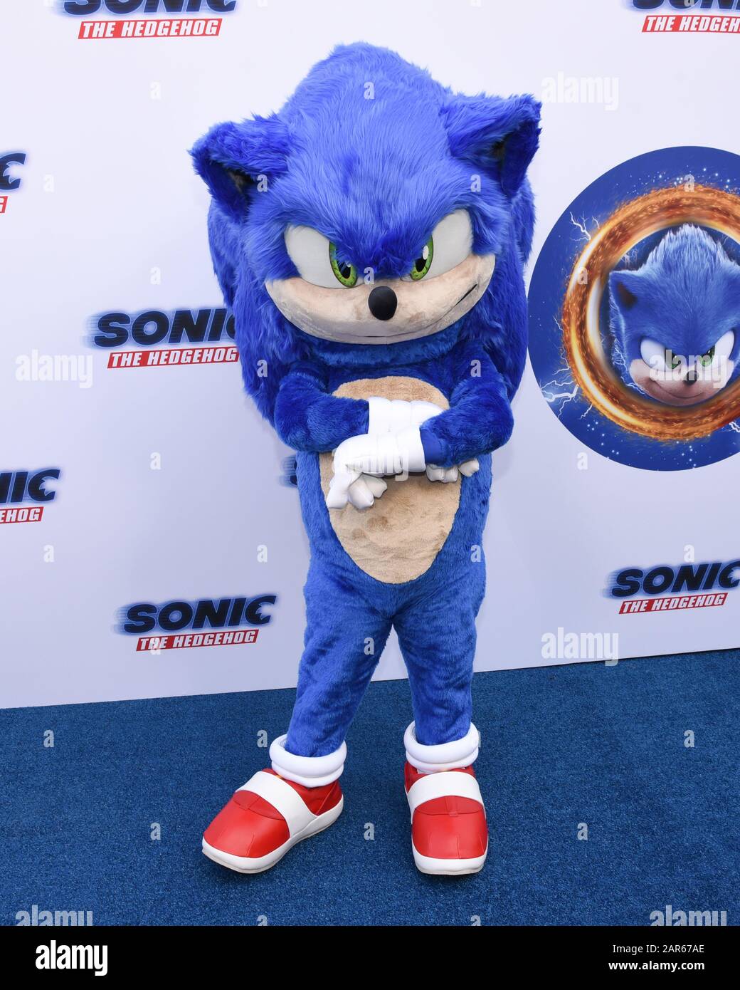 25 January 2020 - Hollywood, California - Sonic The Hedgehog. ''Sonic ...