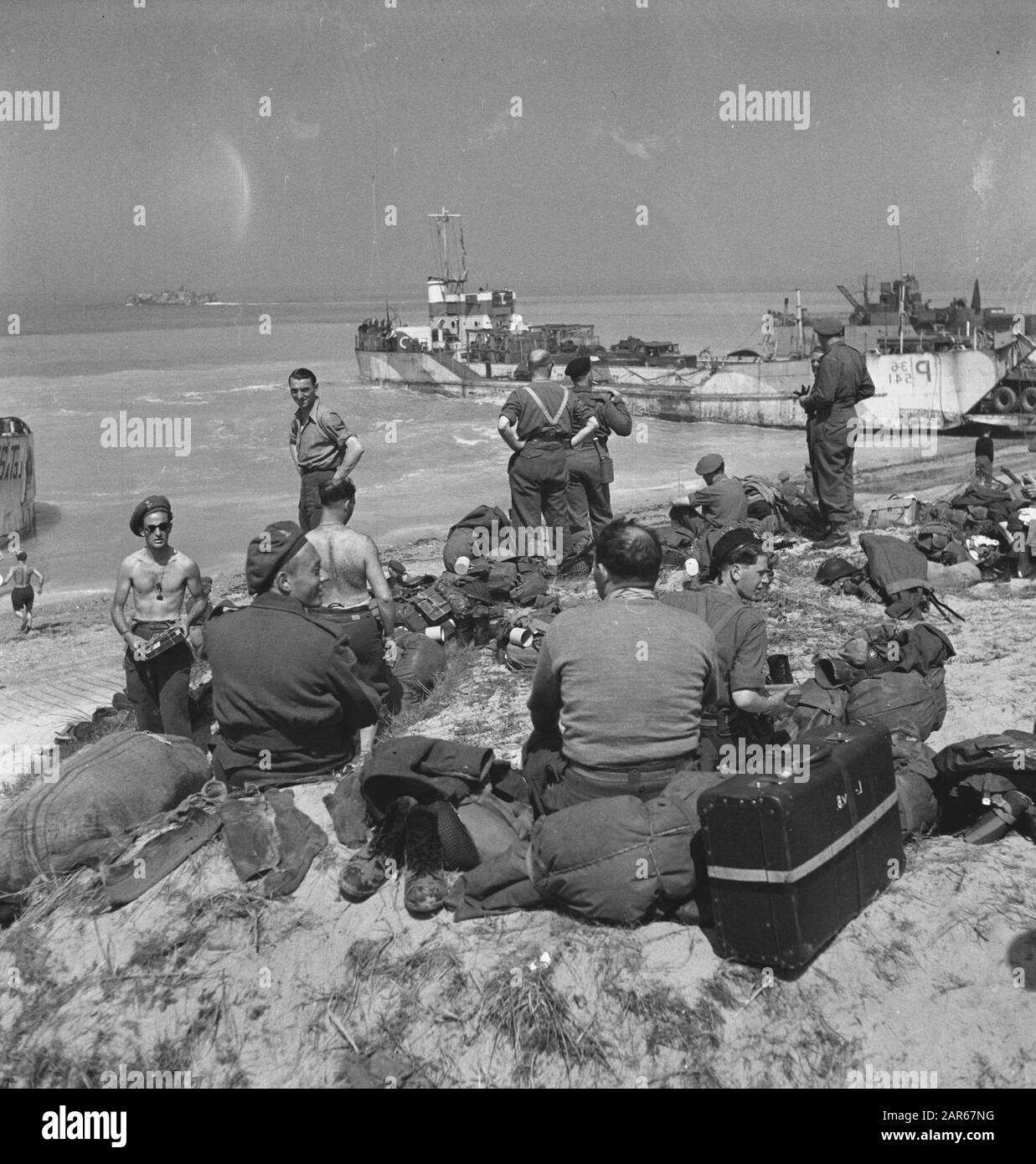 Royal Dutch Brigade Princess Irene. Landing in Normandy Date: August ...