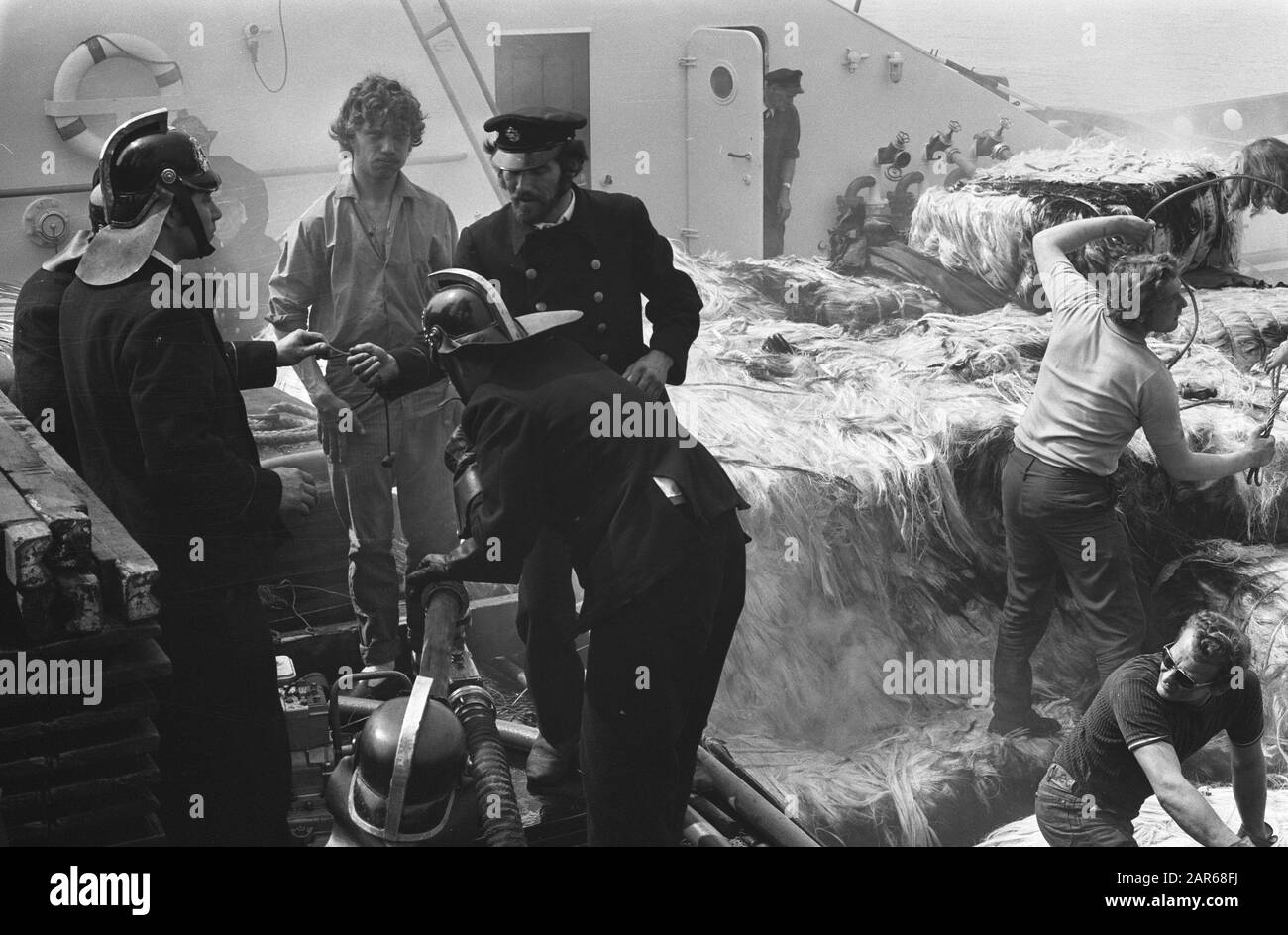 Fire brigade crane Black and White Stock Photos & Images - Alamy