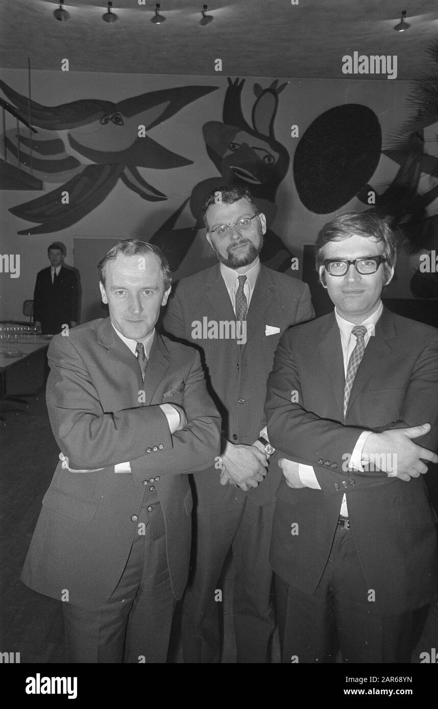 Art prizes 1967 and 1968 of the municipality of Amsterdam, three prizes of Jacques Peeters, Jan ...