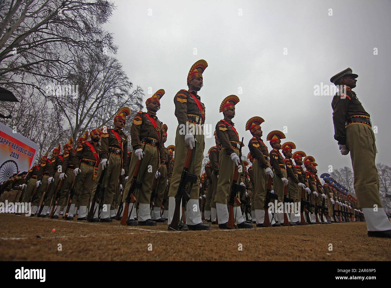 Indian security forces parade hi-res stock photography and images - Alamy