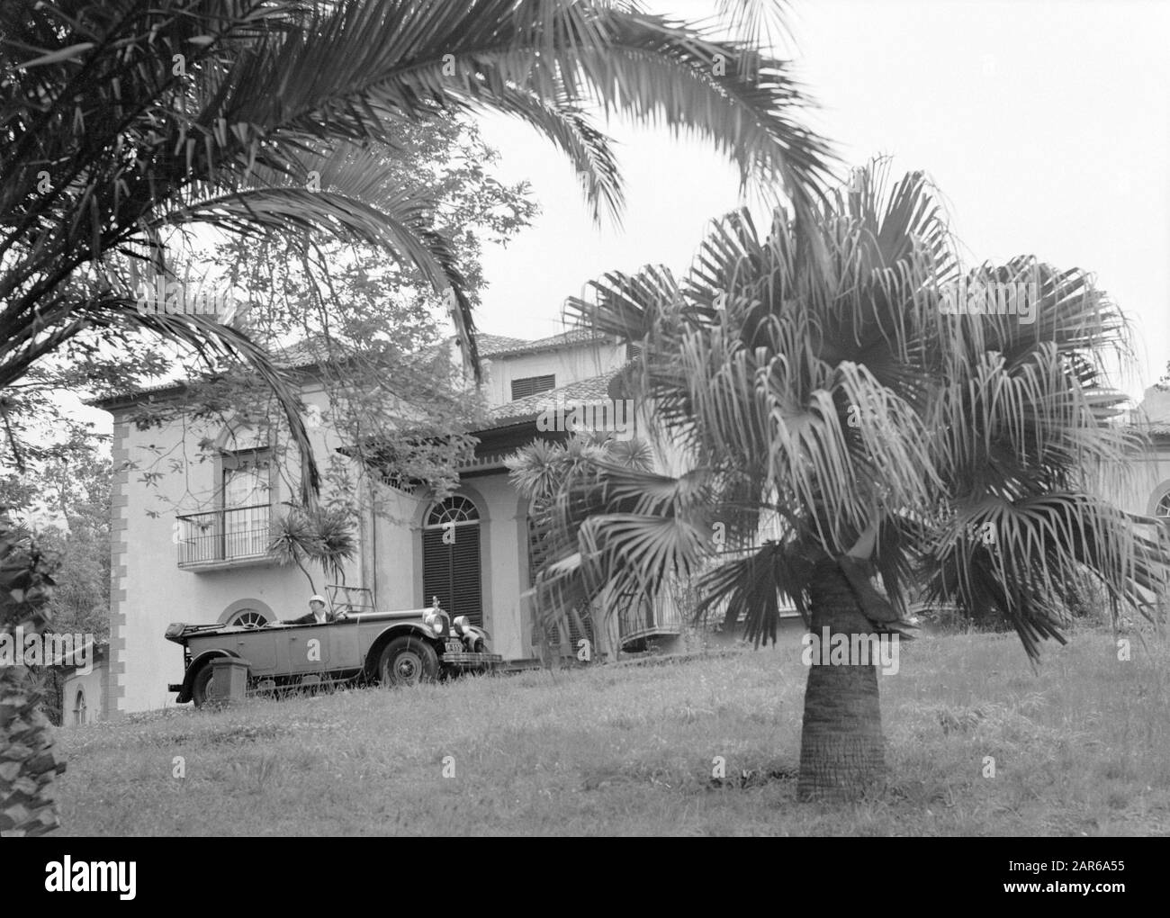 Madeira Country house in park-like setting with in the foreground ...
