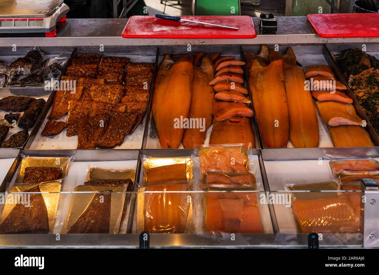 Bergen fish market has lots of fishes to offer for everyone, here is an ...
