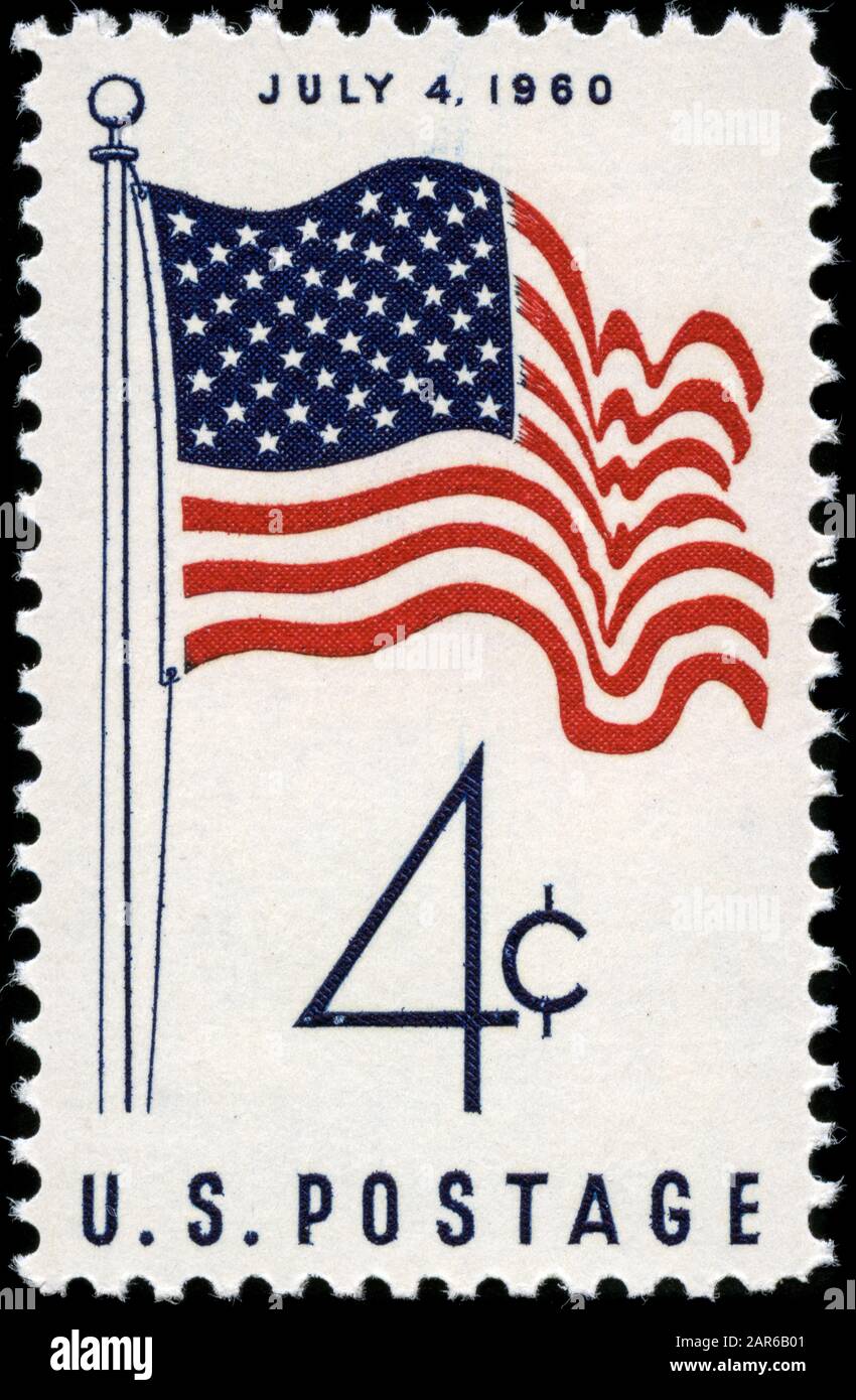 U.S. Flag, 1960 Stock Photo - Alamy