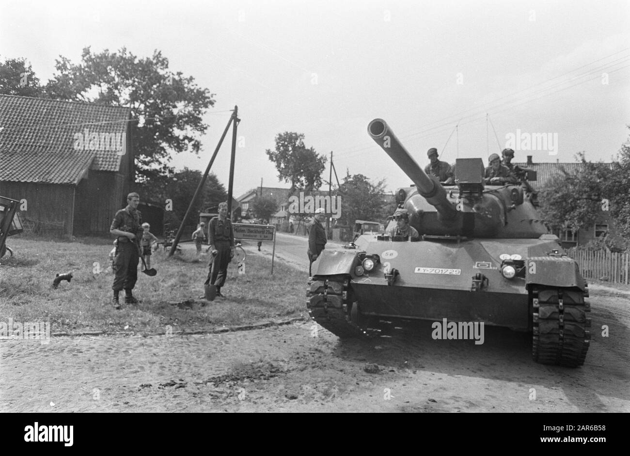 Army exercise Kings Gambiet in Germany Leopard 1 tank in action Date: 9 ...
