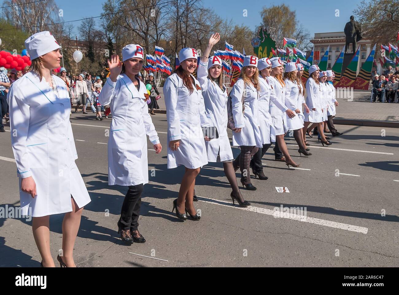 Russian nurse in uniform hi-res stock photography and images - Alamy