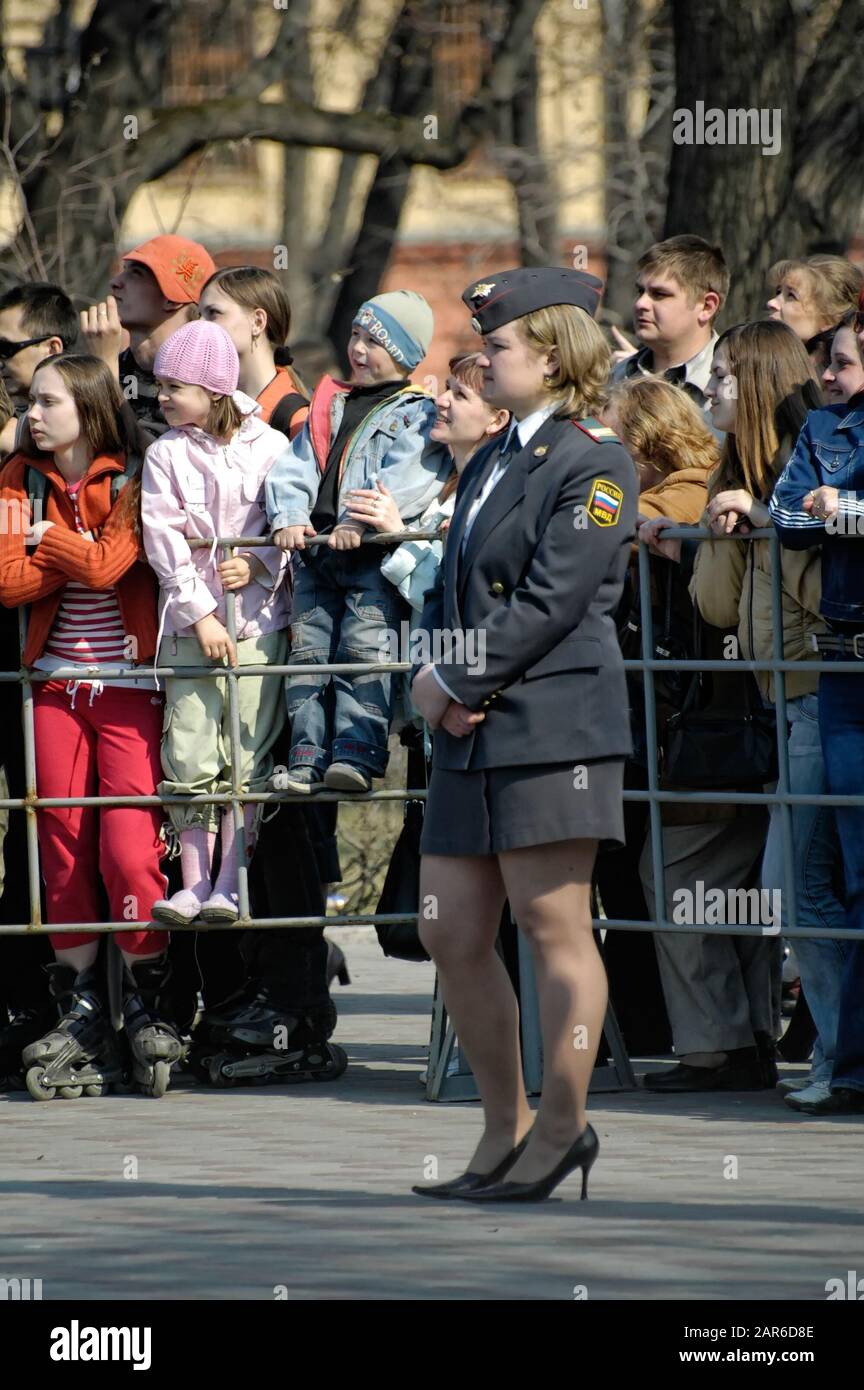 Russia police officer female hi-res stock photography and images - Alamy