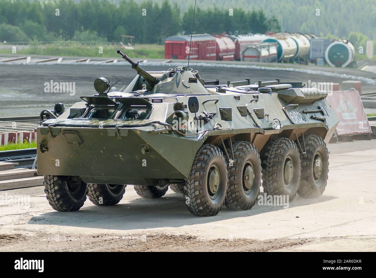 BTR-82A armoured personnel carrier Stock Photo - Alamy