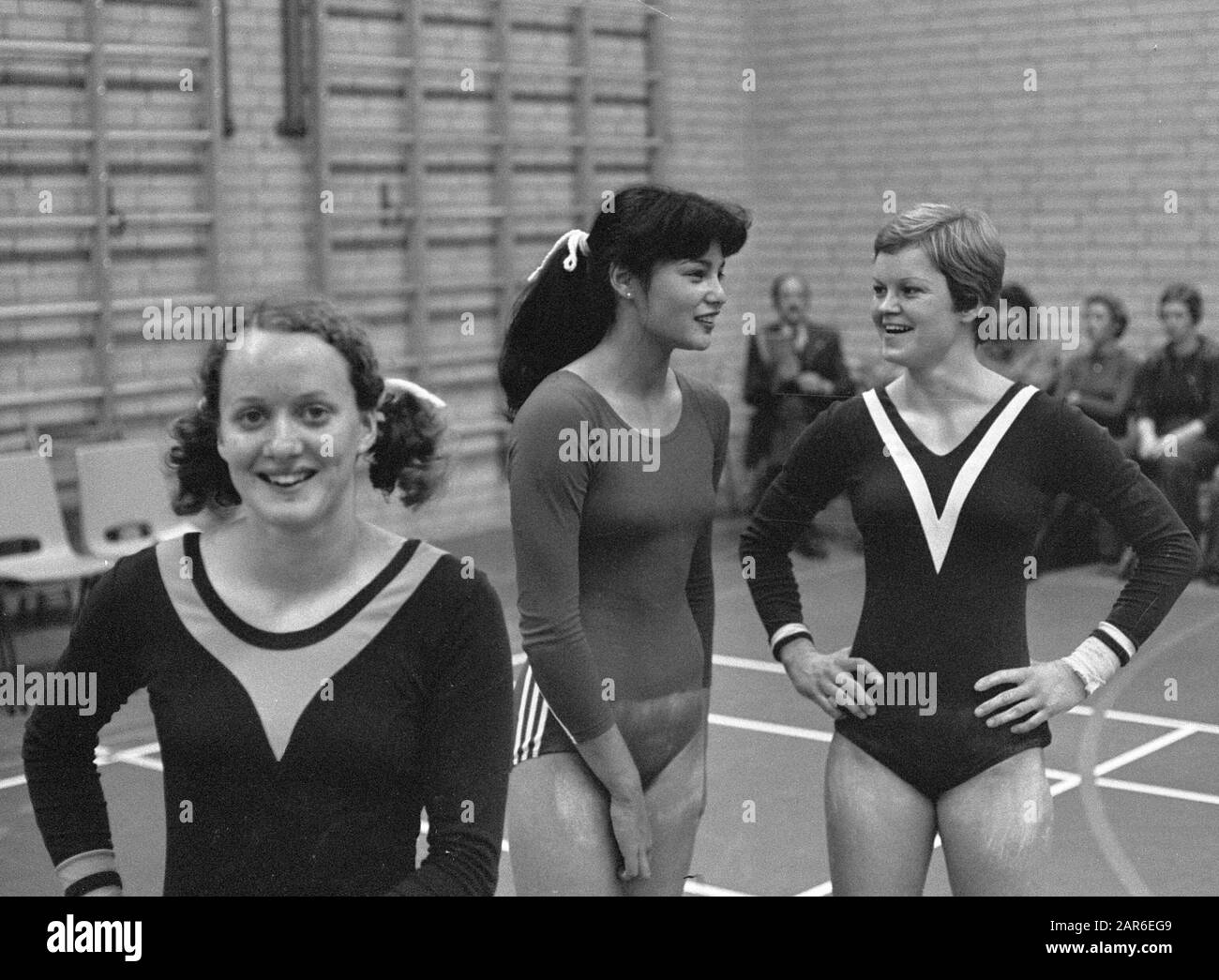 National Women's Gymnastics Championships in Utrecht; v.l.n.r. Marianne ...