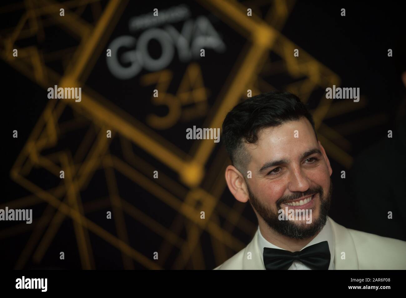 Actor Fran Perea attends the 34th edition of Spanish Film Academy's ...