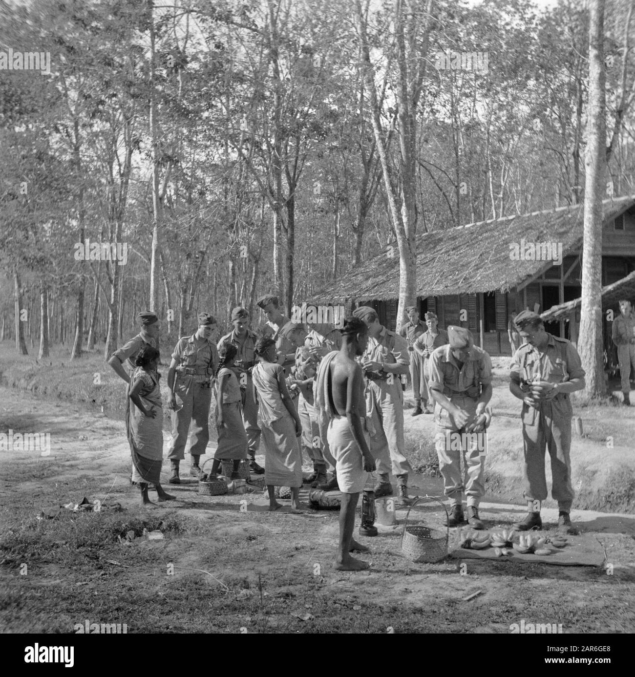 War Volunteers in Malacca and Indonesia Military shopping at Morib ...