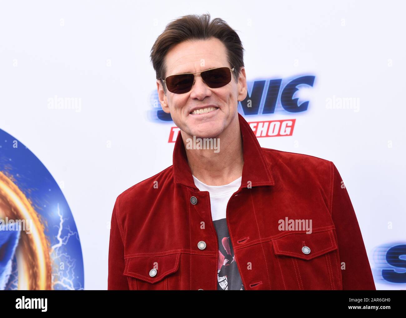 25 January 2020 - Hollywood, California - Jim Carrey. "Sonic The ...