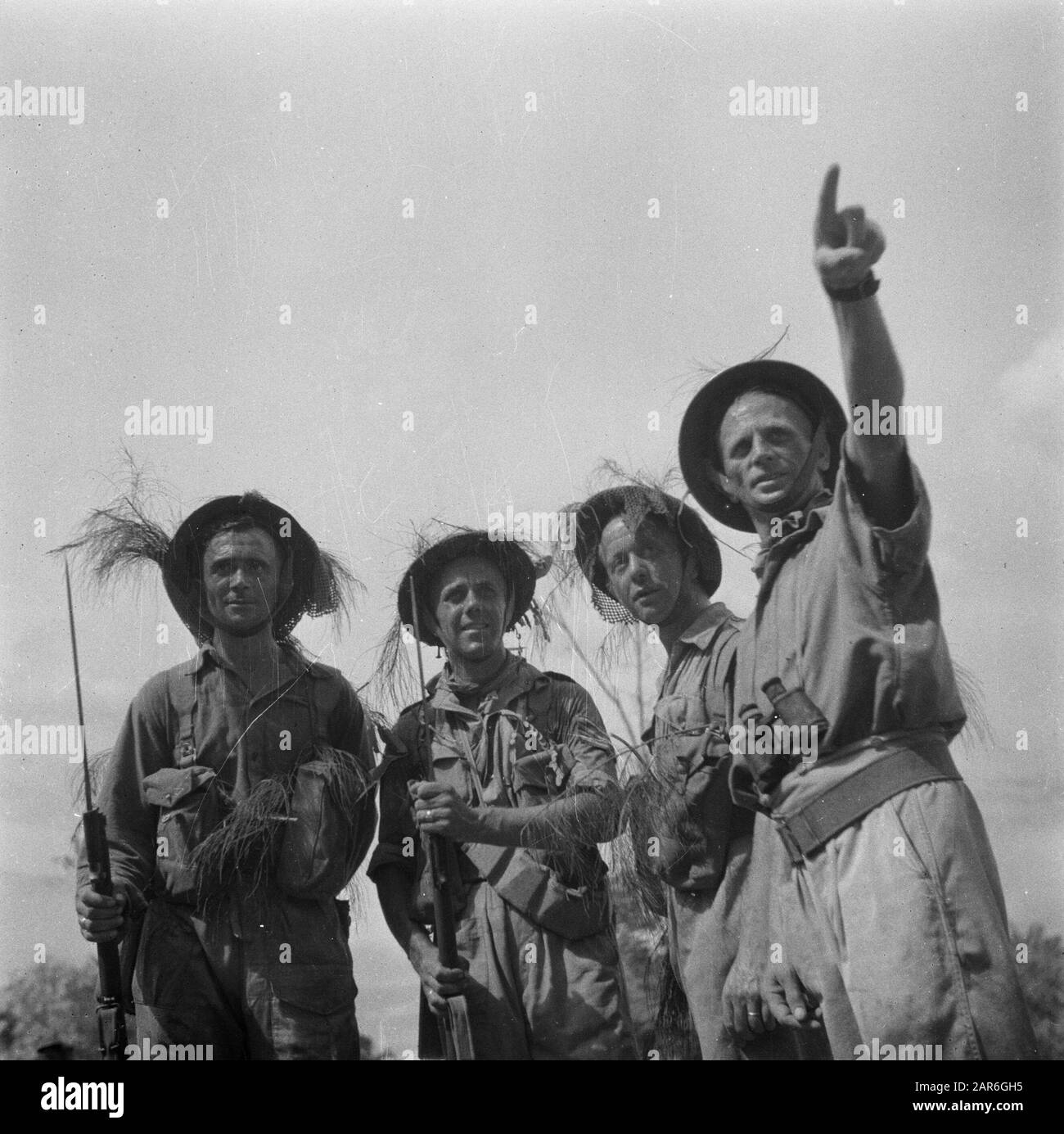 War Volunteers in Malacca and Indonesia Military during an exercise at ...