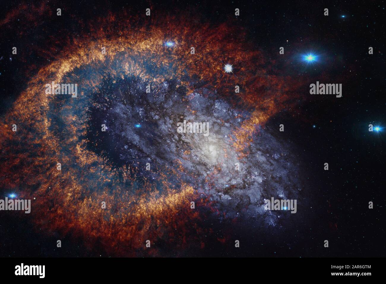 Awesome space background. Elements of this image furnished by NASA ...