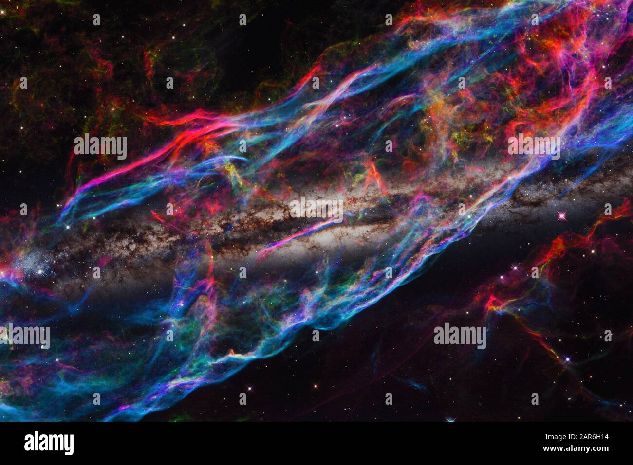 Infinite space with nebulae and stars. Elements of this image furnished ...