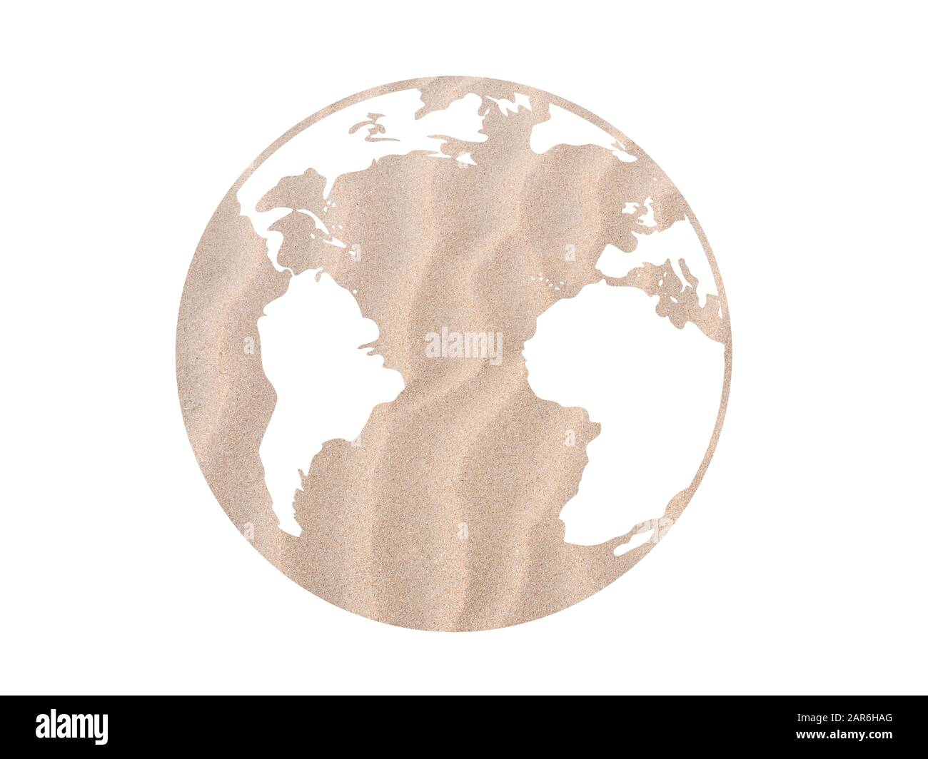 Globe sand hi-res stock photography and images - Alamy