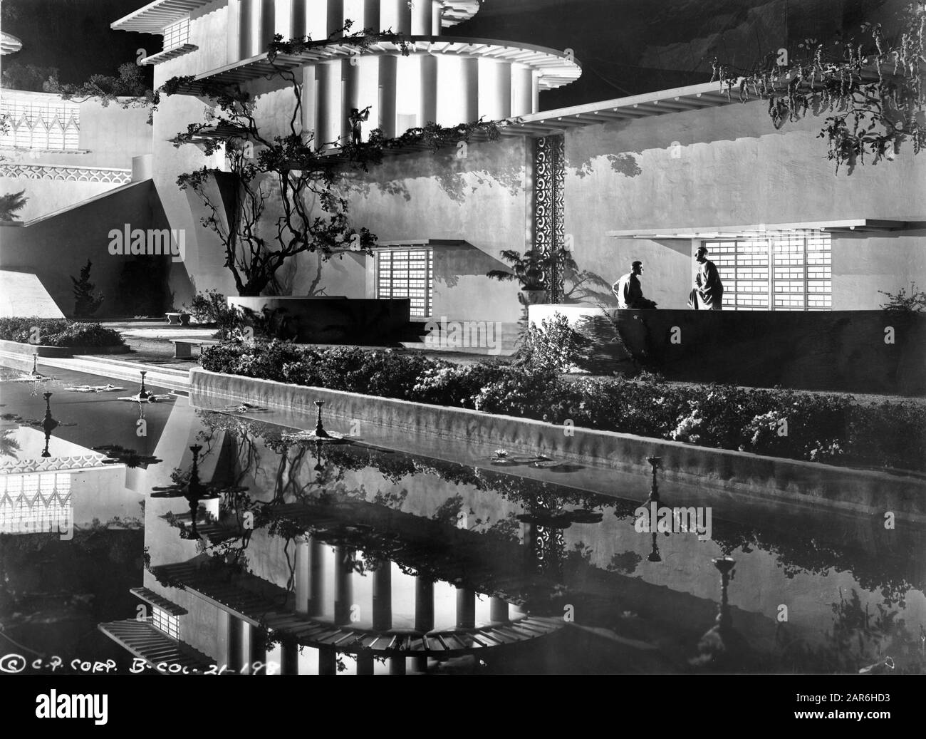 JOHN HOWARD as George Conway and RONALD COLMAN as Robert Conway ...