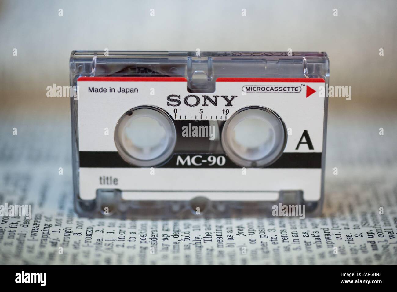 WOODBRIDGE, NEW JERSEY / USA - January 25, 2020: A 90 minute recording ...