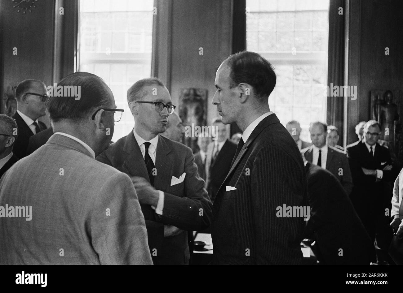 Ministers of Finance of the EEC countries meeting Amsterdam City Hall ...