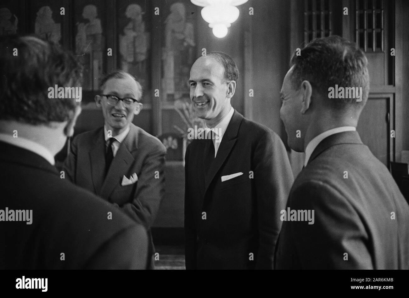 Ministers of Finance of the EEC countries meeting Amsterdam City Hall ...