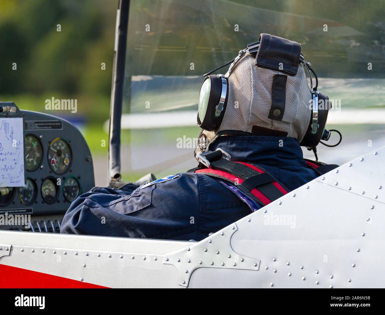 Pilot ready to fly - details Stock Photo - Alamy