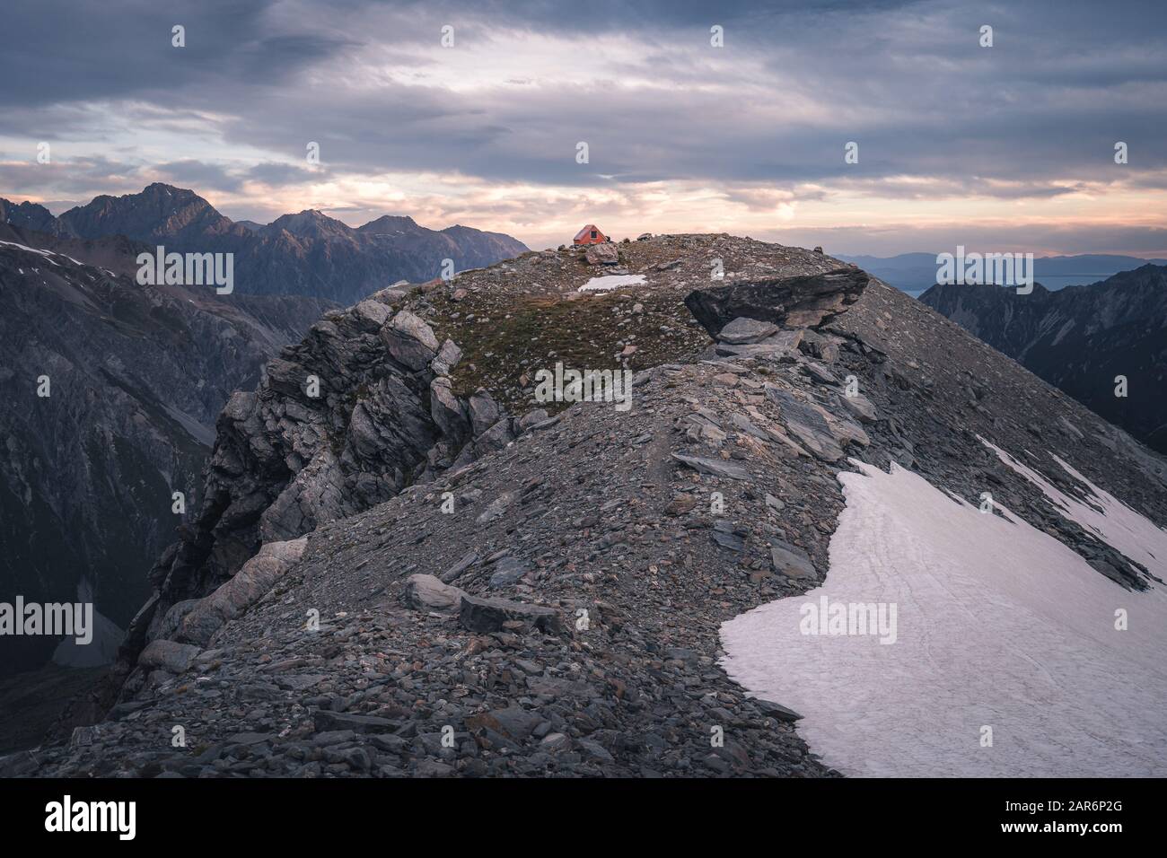 Sefton Bivvy, Aoraki Mt. Cook National park, New Zealand Stock Photo ...