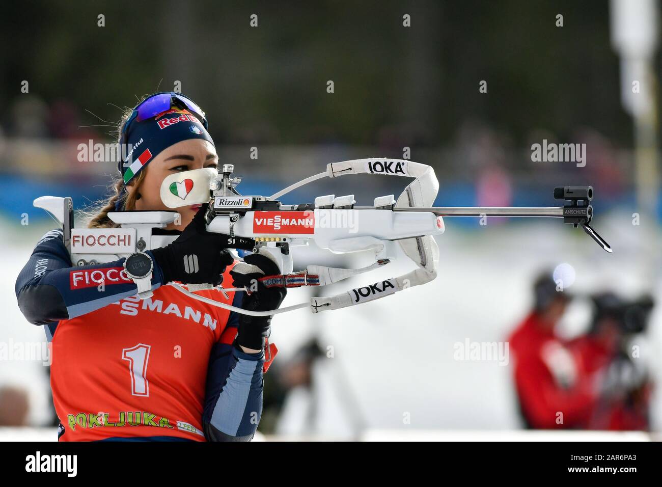 Woman biathlon dorothea wierer hi-res stock photography and images - Alamy