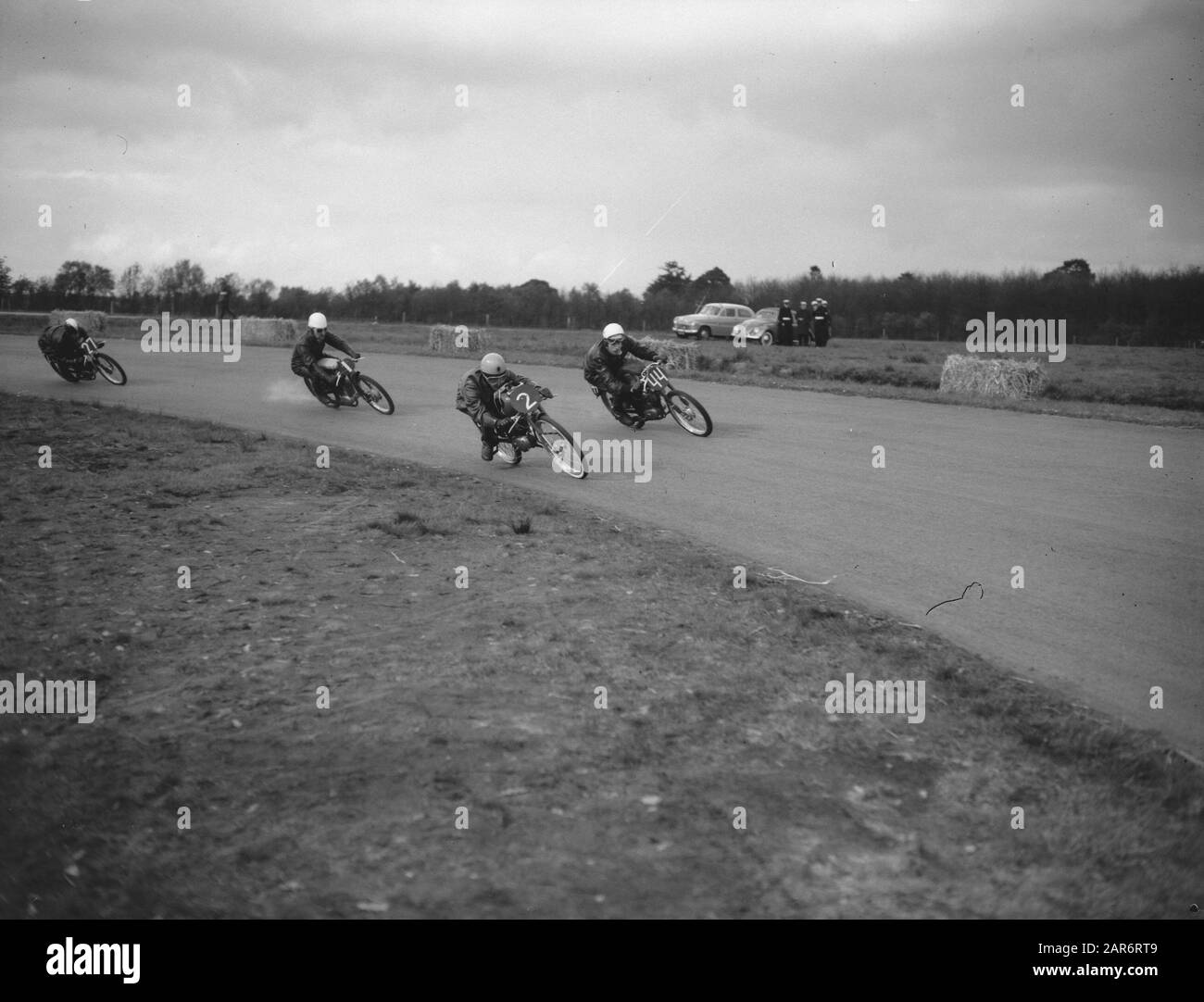 National motorcycle races on the circuit of Assen van het kamp van ...