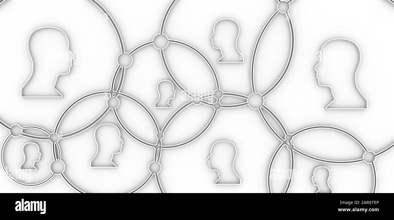 Human Communication Background. Modern brochure or web banner design ...