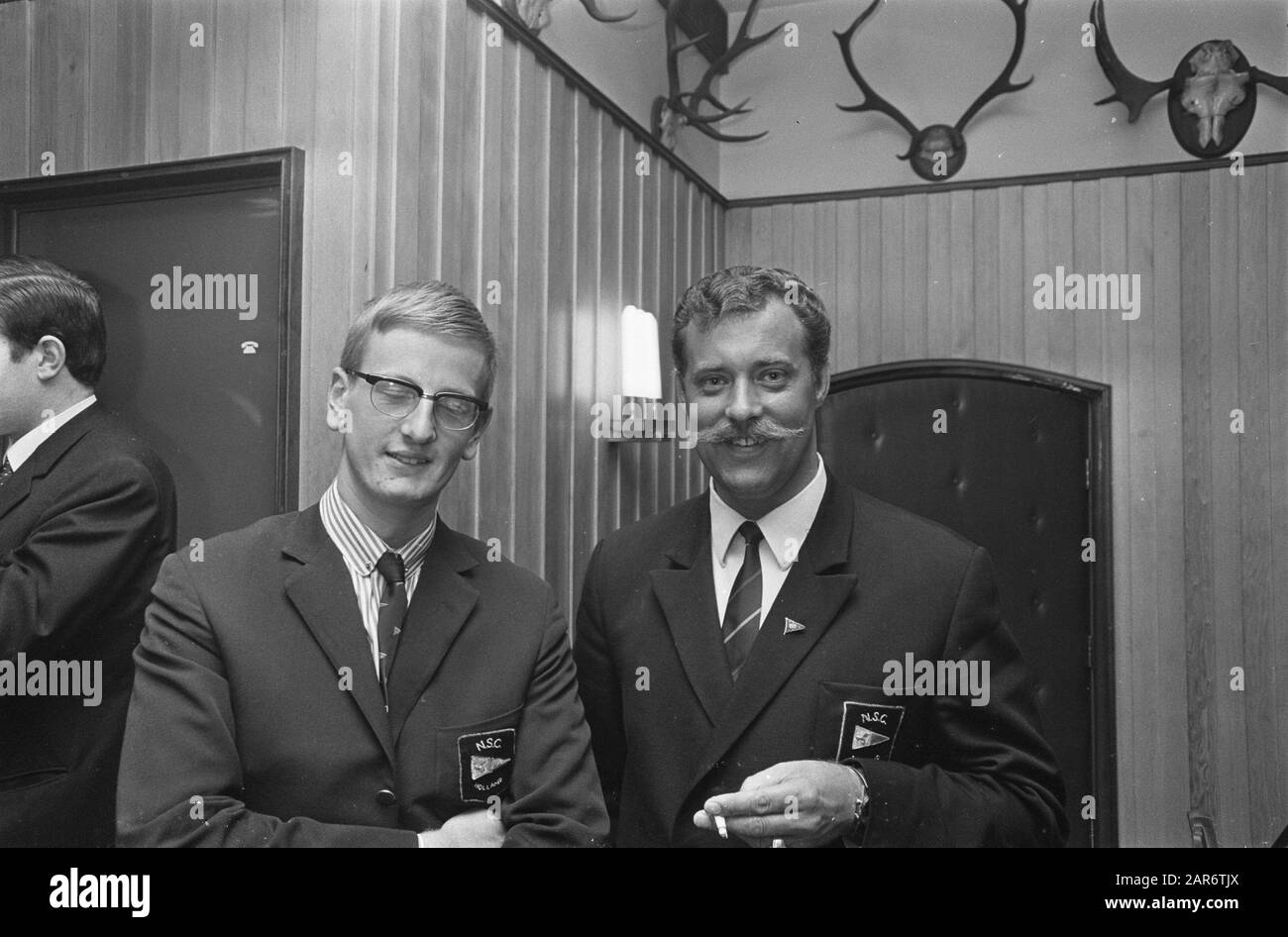 Dutch center of comic books under creation. Left Herman Lieven (4x ...