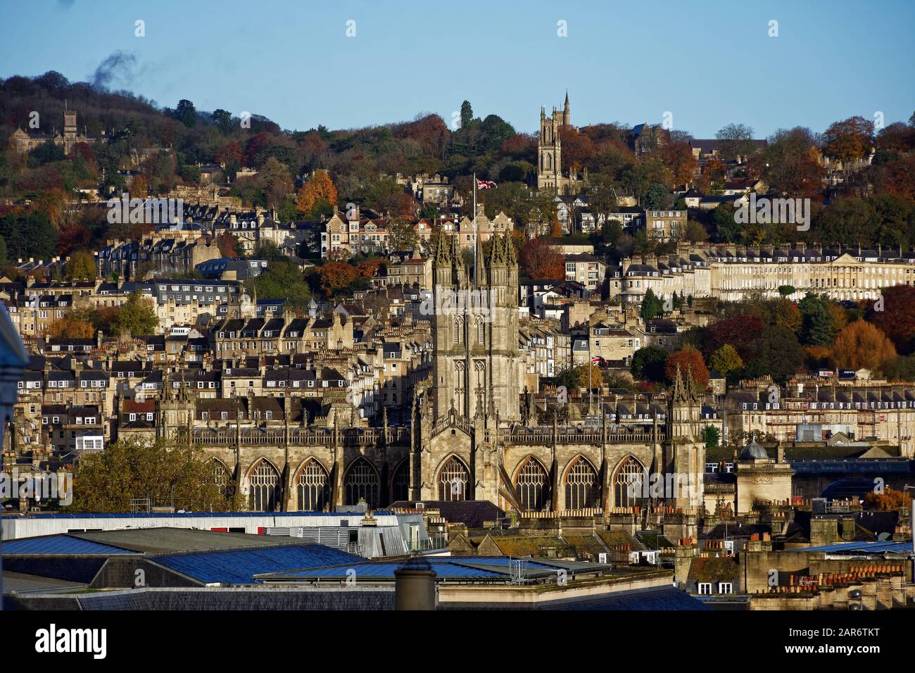 Bath in glorious Autumn colours Stock Photo - Alamy