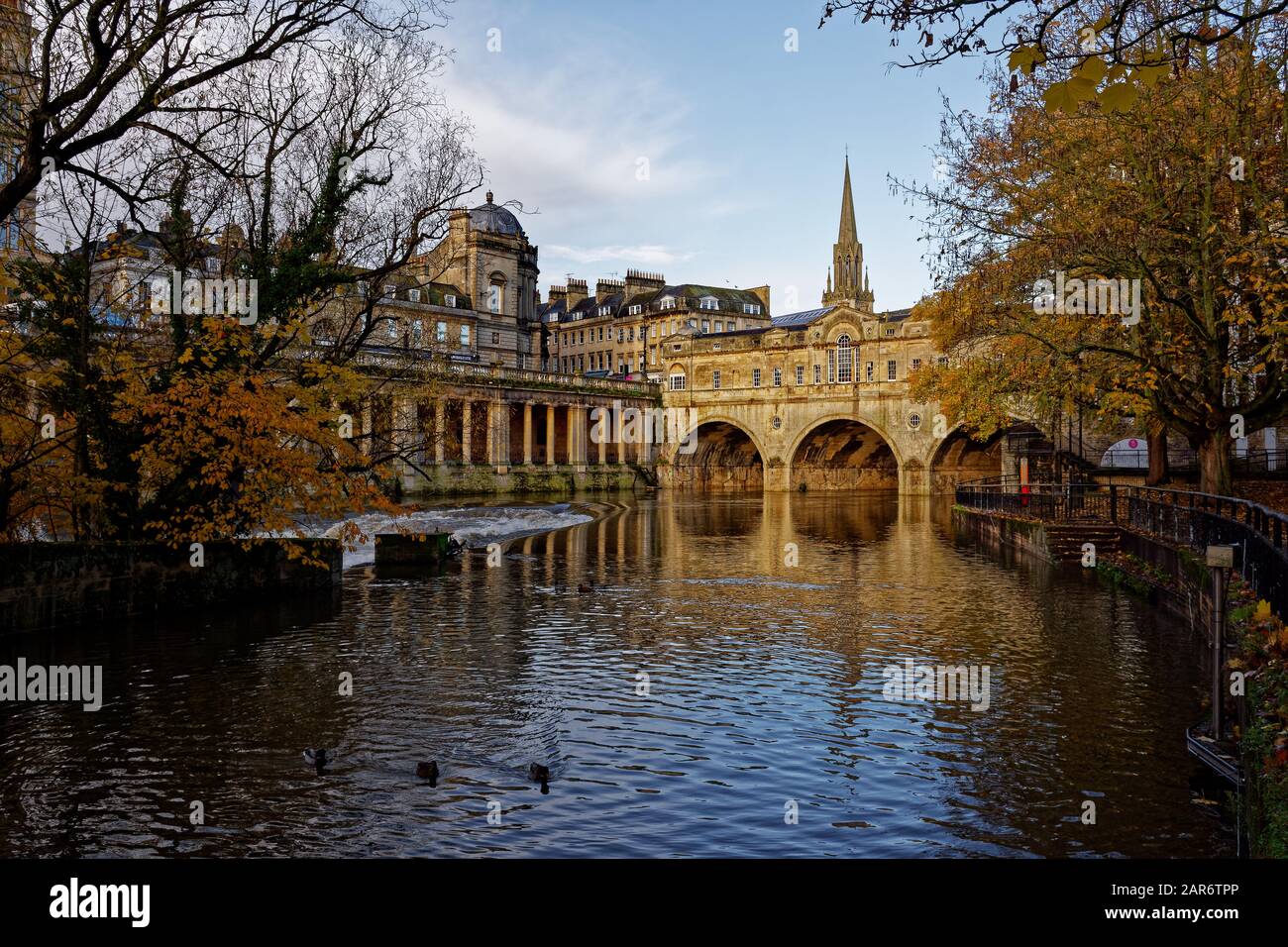 Bath in glorious Autumn colours Stock Photo - Alamy