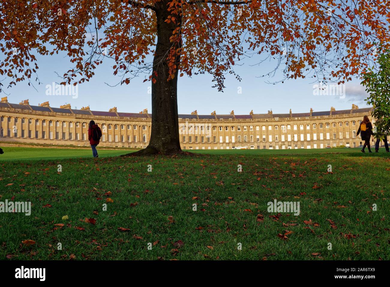 Bath in glorious Autumn colours Stock Photo - Alamy