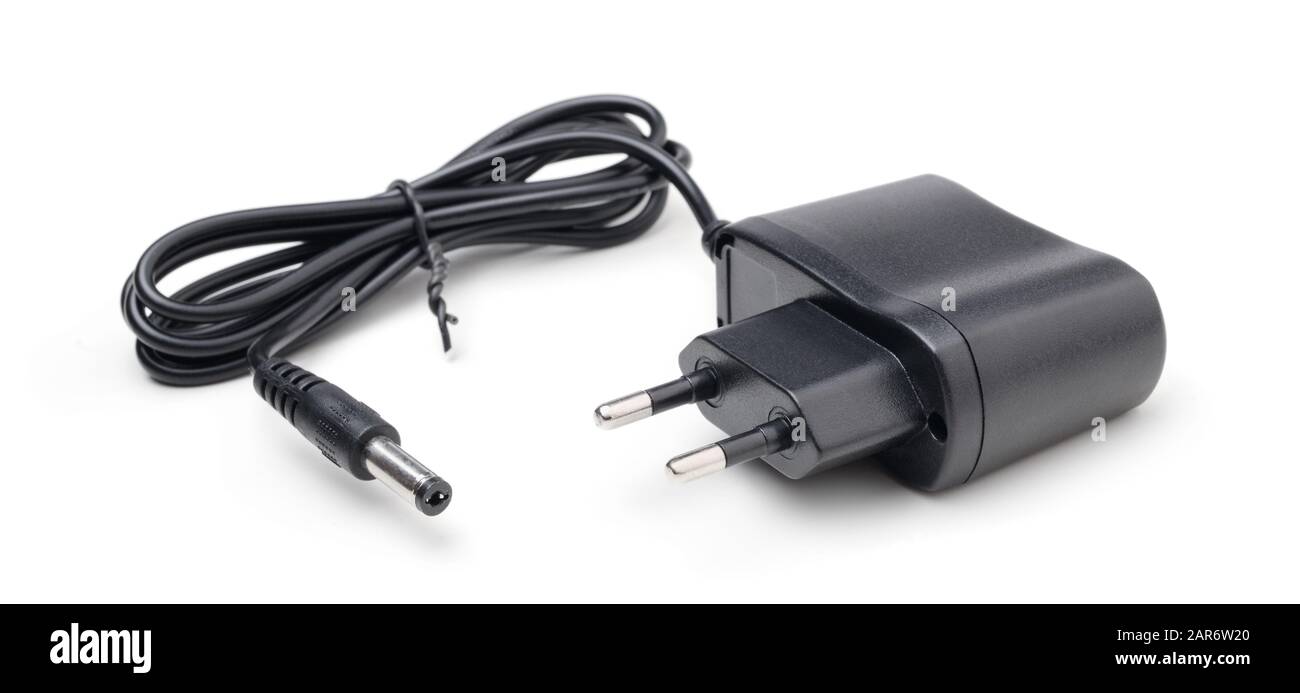 Charger for electronic devices isolated on a white background Stock ...