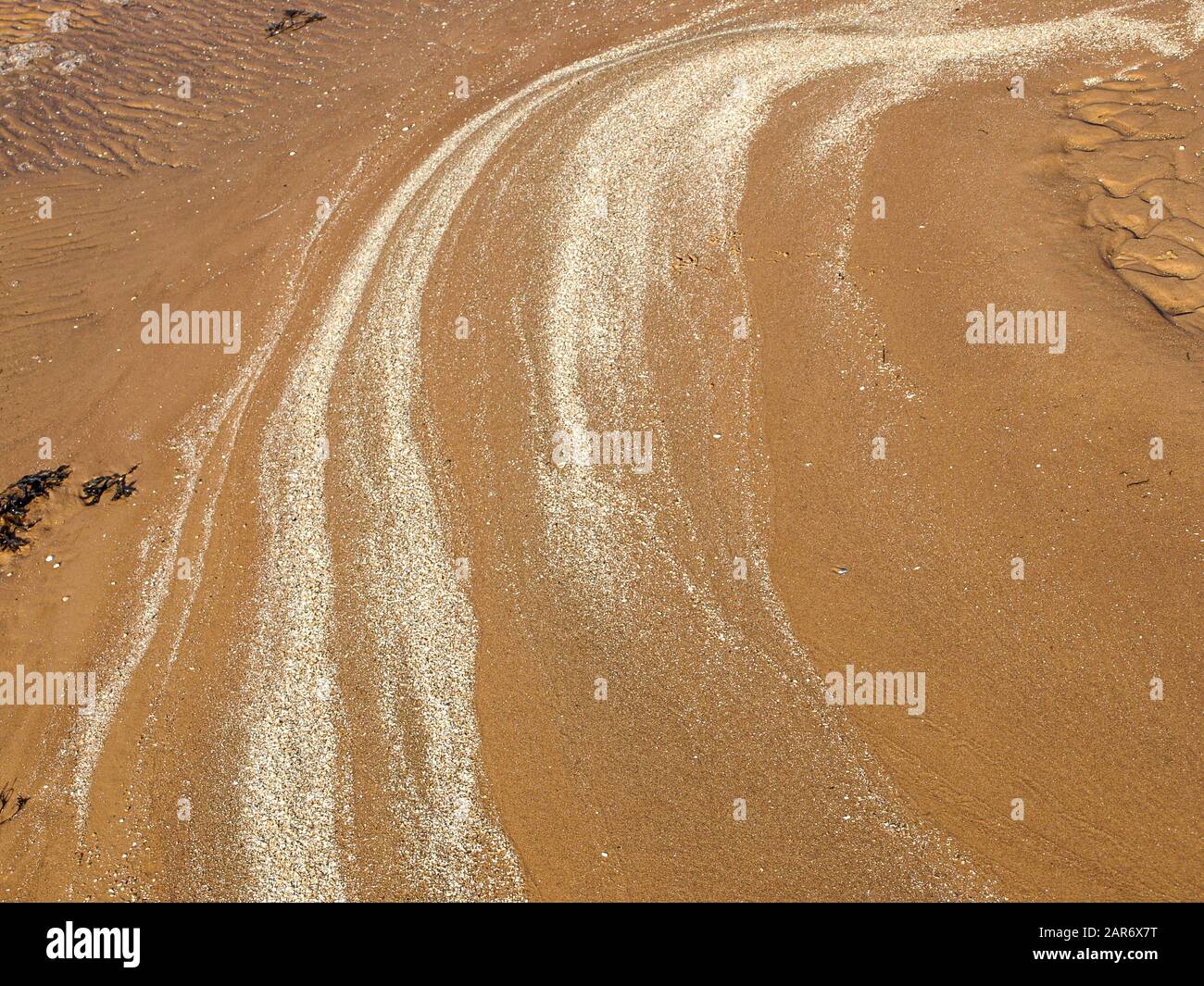 beautiful sand texture of wind, water and sand Stock Photo - Alamy