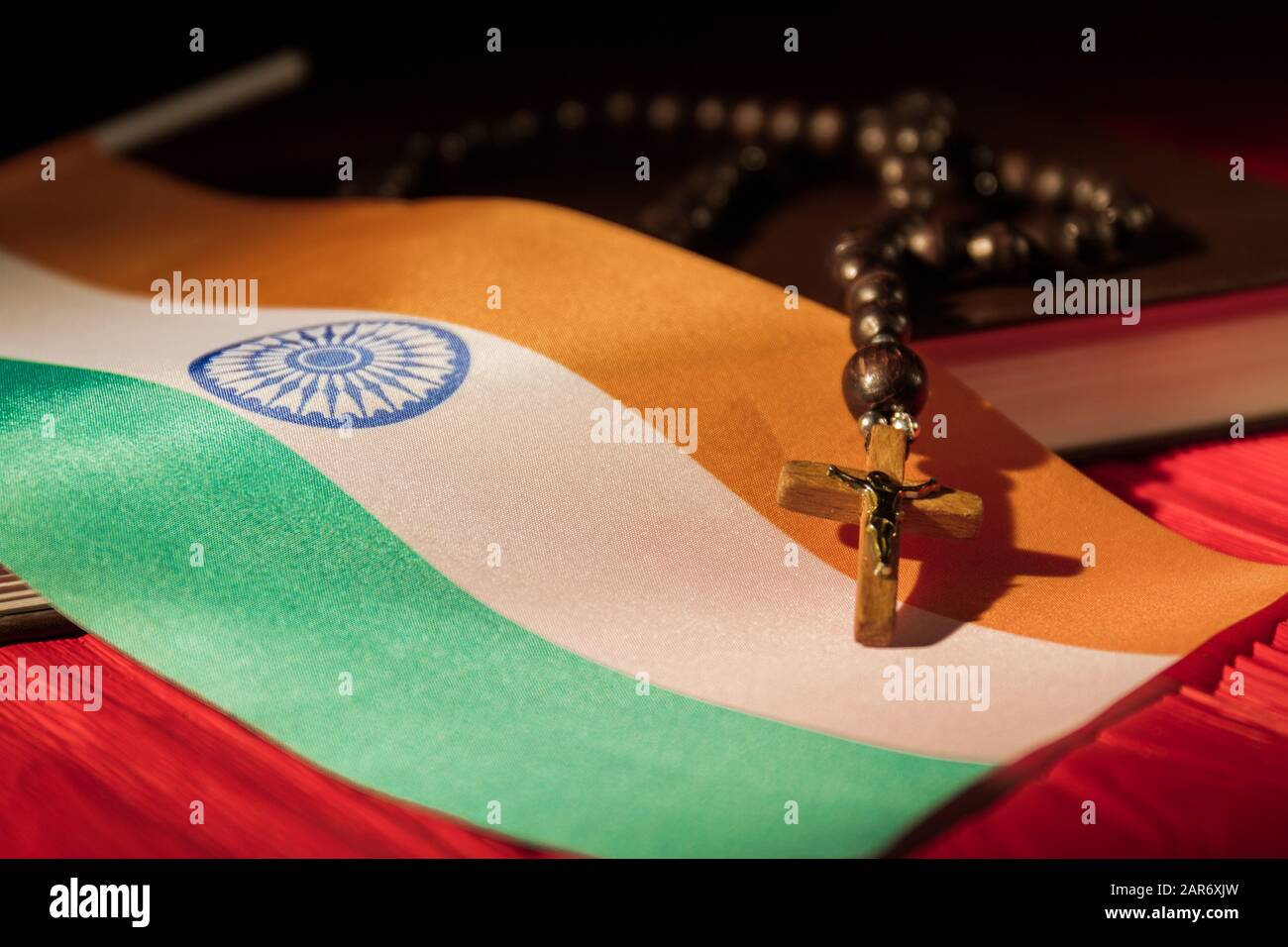Christian religion in India concept Stock Photo - Alamy