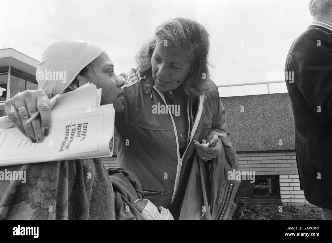 Dutch swimming championships Den Bommel; Enith Brigitha en Wil Storm (r ...